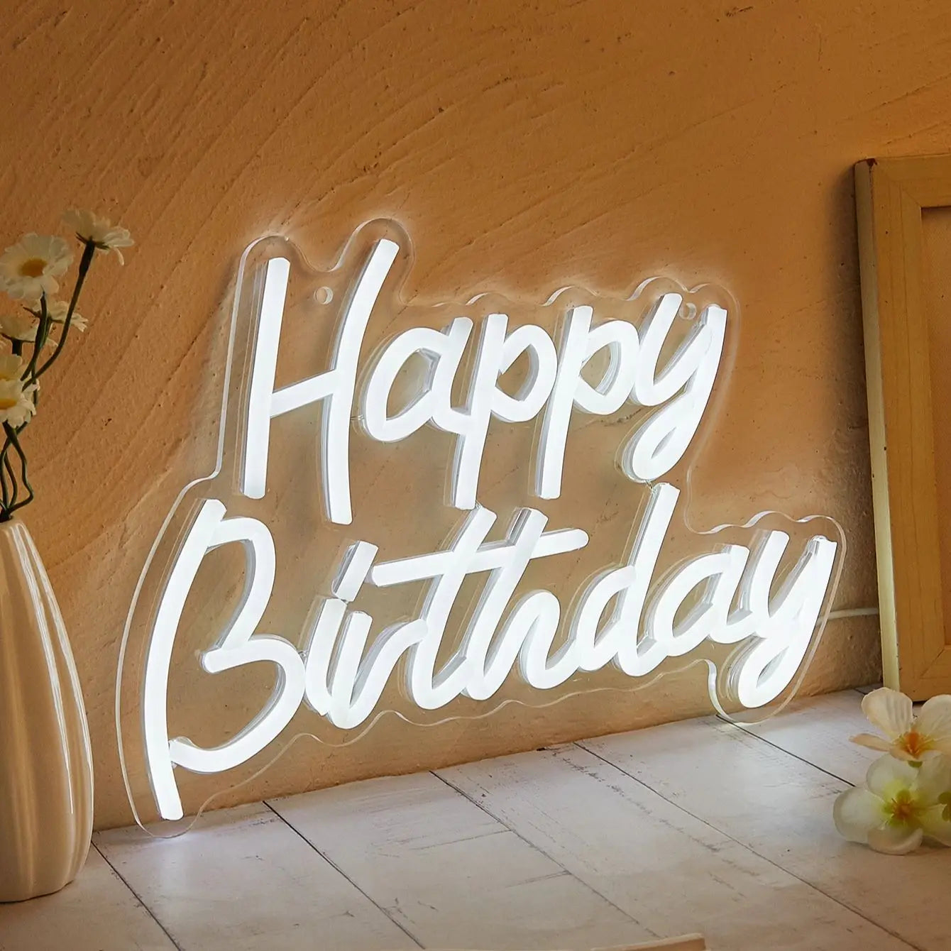 Happy Birthday LED Neon Sign | WATTSGOOD